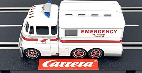 Carrera 30943 Carrera Ambulance 1:32 Scale Digital Slot Car Racing Vehicle for Carrera Digital Slot Car Race Tracks