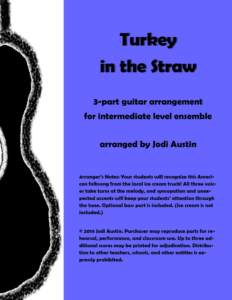 turkey in the straw (for guitar ensemble)