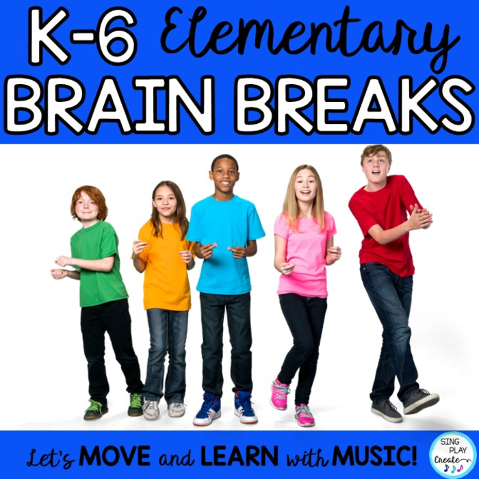 BRAIN BREAKS AND GAMES for the Elementary Classroom Management, Team Building, Community, SEL