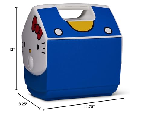 Igloo Limited Edition Hello Kitty Playmate Pal 7 Qt Cooler, Blue