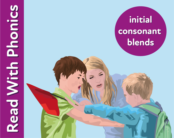 Blend Sounds Together To Make Words With Initial Consonant Blends (3 years +)