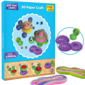 Imagimake 5 in 1 Awesome Craft Kit | Over 15 Projects - Creative DIY Arts & Crafts, Craft Kit for Kids | Gifts for 5 6 7 8 9 10 11 12 Years Old Girls & Boys | Kids Toys, Arts and Crafts for Kids