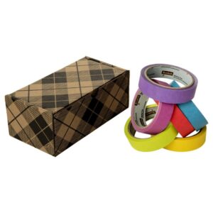 Scotch Colored Masking Tape, 6 Rolls, Great for Teacher Supplies and School Supplies, Craft Supplies & Materials (3437-6-P2)