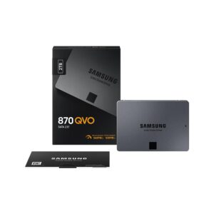 samsung 870 qvo 4tb internal sata ssd 6.35 cm (2.5 inch) sata 6 gb/s retail mz-77q4t0bw