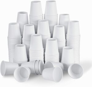 [300 count - 4 oz] small paper cups, mouthwash cups bathroom cups mini cups small disposable cups