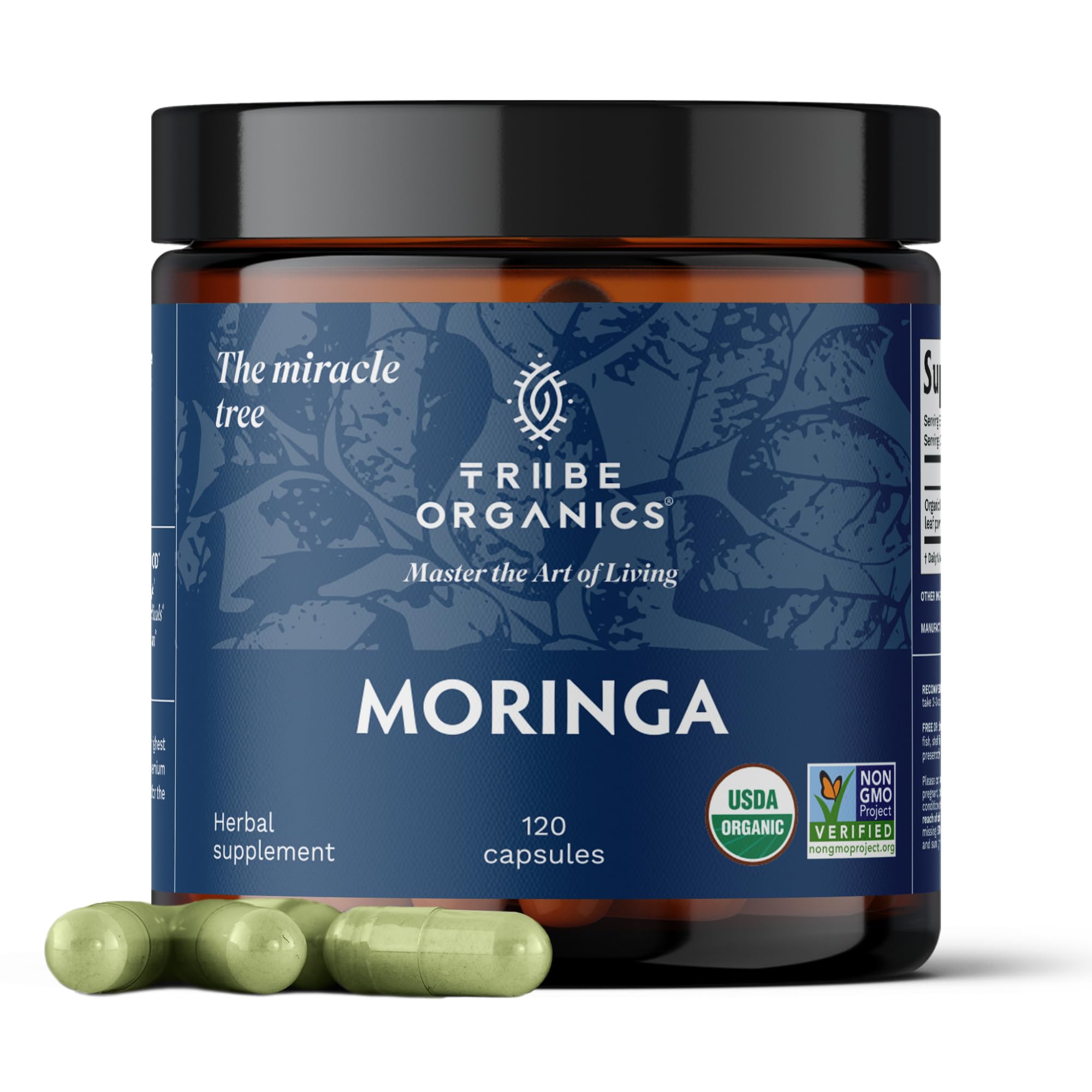 ENDURANCE DUO: Organic KSM-66 Ashwagandha + Organic Moringa - Vegan capsules - 2 Month Supply - Reduce stress fatigue tension worry laziness - Boost energy immunity performance memory focus