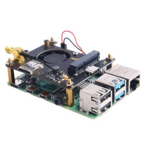 geeekpi rpi 4g / 3g hat for raspberry pi zero/zero w/zero wh/2b/3b/3b+/4b,jetson nano,supports sms, mms, mail, tcp, udp, dtmf, http, ftp