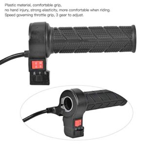 Electric Scooter Thumb, Speed Governing Throttle Grip Handle Bar for Electric Bike Electro-Tricycle Back up Reverse Gear High Middle Low Speed 3-Gear Button