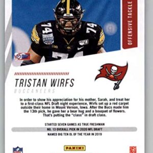 2020 Prestige NFL #260 Tristan Wirfs RC Rookie Tampa Bay Buccaneers Official Panini Football Trading Card