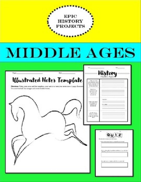 World History: Middle Ages Mini Lesson & Illustrated Notes