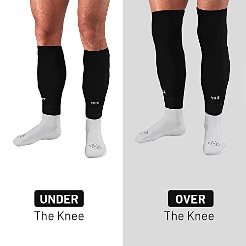 Tekkerz Leg Sleeve Compatible with Grip Socks Best Alternative to Soccer, Football, Hockey, Rugby Athletic Socks