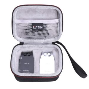 ltgem eva hard storage case for getaria 2.4ghz & upgrade 2.4ghz wireless guitar system built-in rechargeable lithium battery wireless guitar transmitter receiver