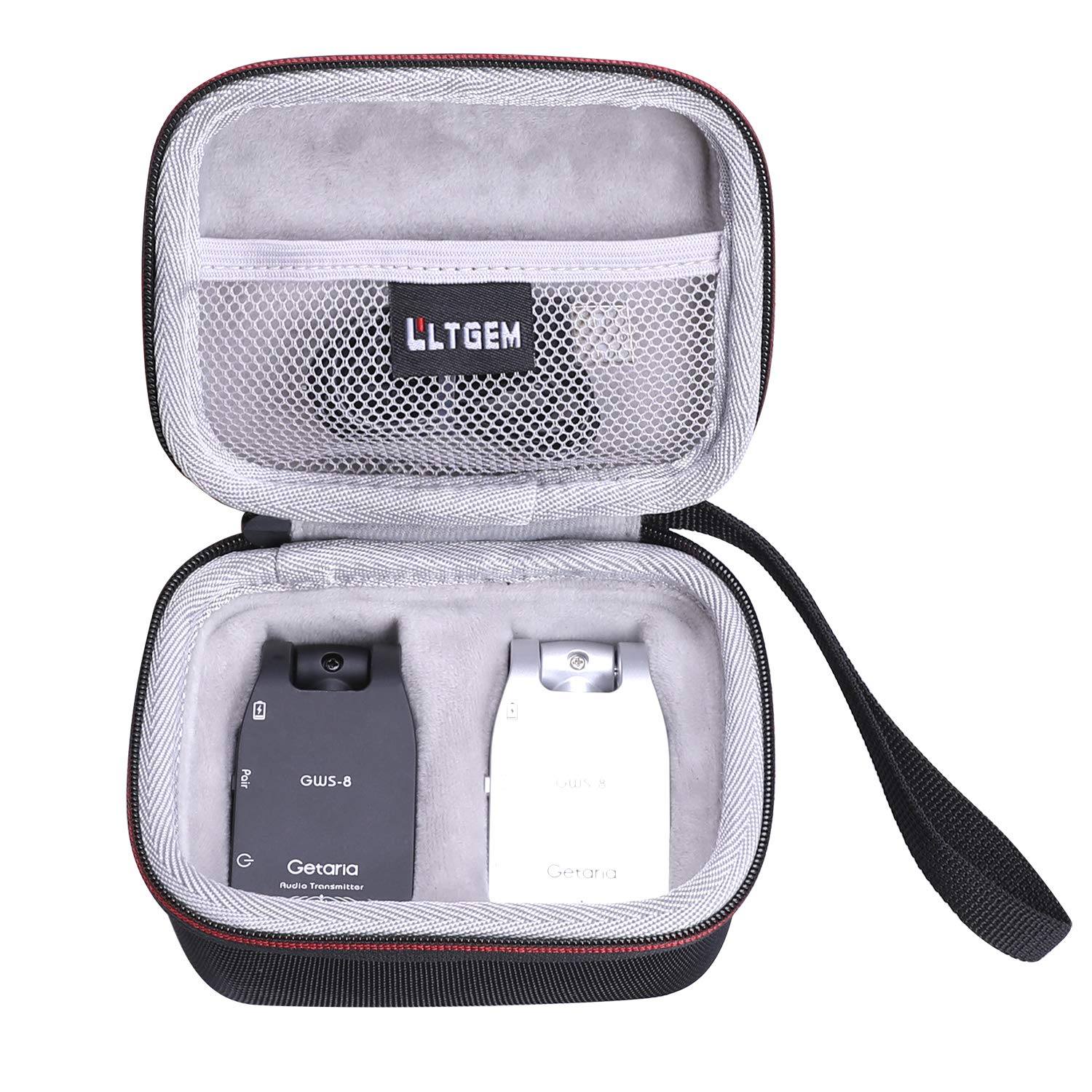 LTGEM EVA Hard Storage Case for Getaria 2.4GHZ & Upgrade 2.4GHZ Wireless Guitar System Built-in Rechargeable Lithium Battery Wireless Guitar Transmitter Receiver