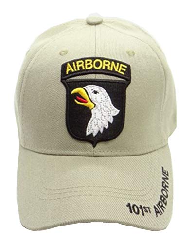 101st Airborne Division Emblem Military Cap, Beige