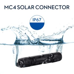 100 Pairs of Connectors for Solar Panels and PV Cables - Rated 1000V/30A - UL Listed, Waterproof Cable Plug IP67