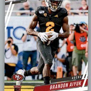 2020 Panini Prestige Football #211 Brandon Aiyuk RC Rookie Card San Francisco 49ers Official NFL Trading Card From Panini America