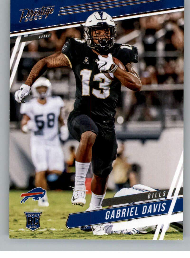 2020 Panini Prestige Football #215 Gabriel Davis RC Rookie Card Buffalo Bills Official NFL Trading Card From Panini America