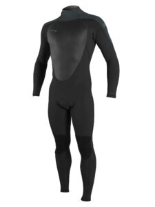 o neill epic 4/3mm mens fullsuit gr2-black-gunmetal-black m