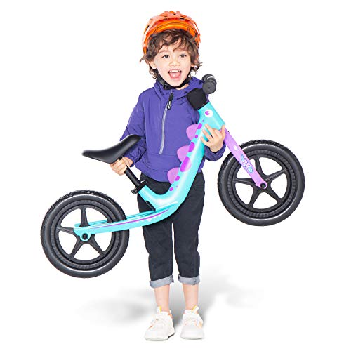 Royalbaby RAWR Kids Balance Bike for Toddlers Boys Girls, 12 Inch Wheels Lightweight Magnesium Frame, 2 to 4 Years Children Training Bicycle Teal