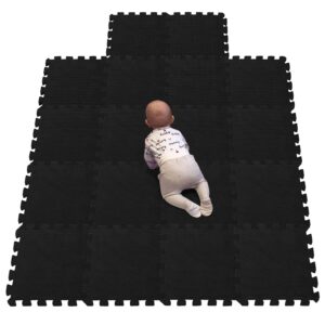 yiminyuer baby playmats floor gyms puzzles jigsaw puzzle play mats floor exercise mats frame,fitness yoga mats play mat crawling mat flooring black r04g301018