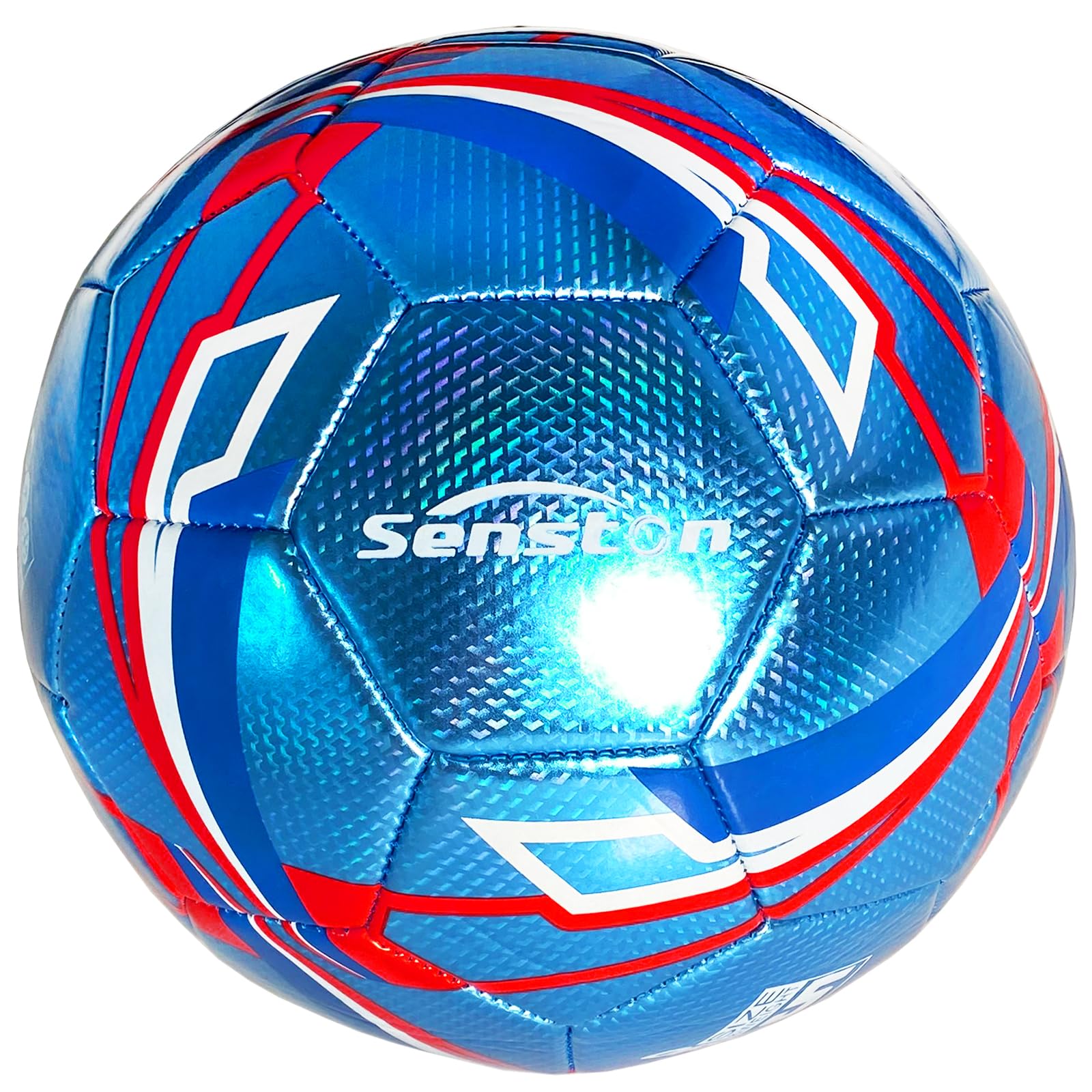 Senston Soccer Ball Size 5 for Kids and Adult Training Ball Official Match Football Balls with Pump