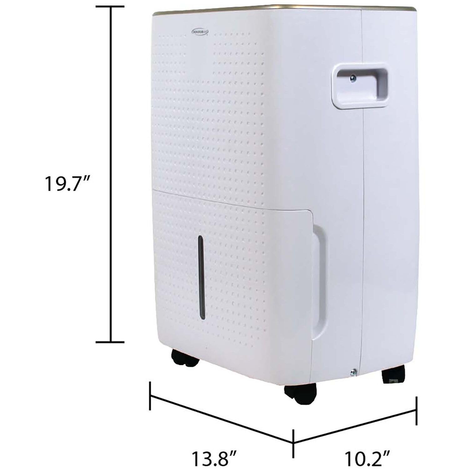 Soleus AC Energy Star 25-Pint Portable Dehumidifier with Auto-Shutoff & Timer, Home Dehumidifier and Moisture Absorber For Basement, Garage, Living Room in White