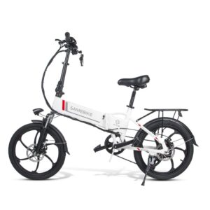 20" Folding Electric Bike for Adults,350W Electric Bicycle City Ebike Electric Bicycles for Adults with 48V 10.4AH Removable Battery, Shimano 7-Speed Electric Commuter Bike 20LVXD30 for Men Women