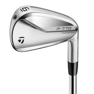 taylormade p770 4-pw iron set, steel shaft, right hand, stiff flex