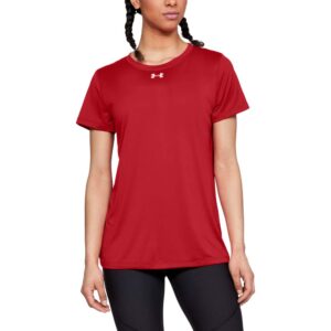 under armour women's ua locker t-shirt md red