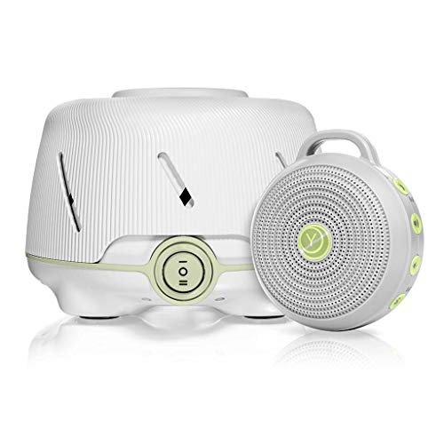 Yogasleep Sweet Dreams Baby Gift Set, Dohm Green + Hushh Portable Travel White Noise Sound Machine