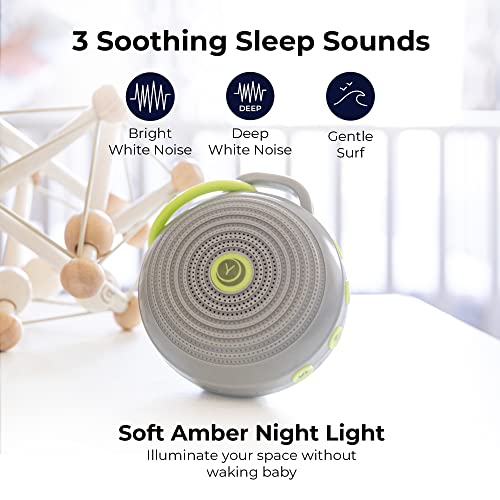 Yogasleep Sweet Dreams Baby Gift Set, Dohm Green + Hushh Portable Travel White Noise Sound Machine