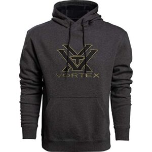 vortex optics comfort hoodie - charcoal heather - x-large