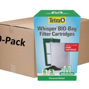 Tetra Whisper Bio-Bag Filter Cartridges for Aquariums - Ready to Use Medium