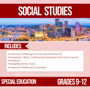 a virtual field trip to pittsburgh! special education social studies lessons