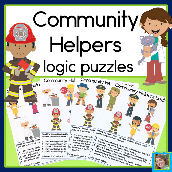 Community Helpers Logic Puzzles