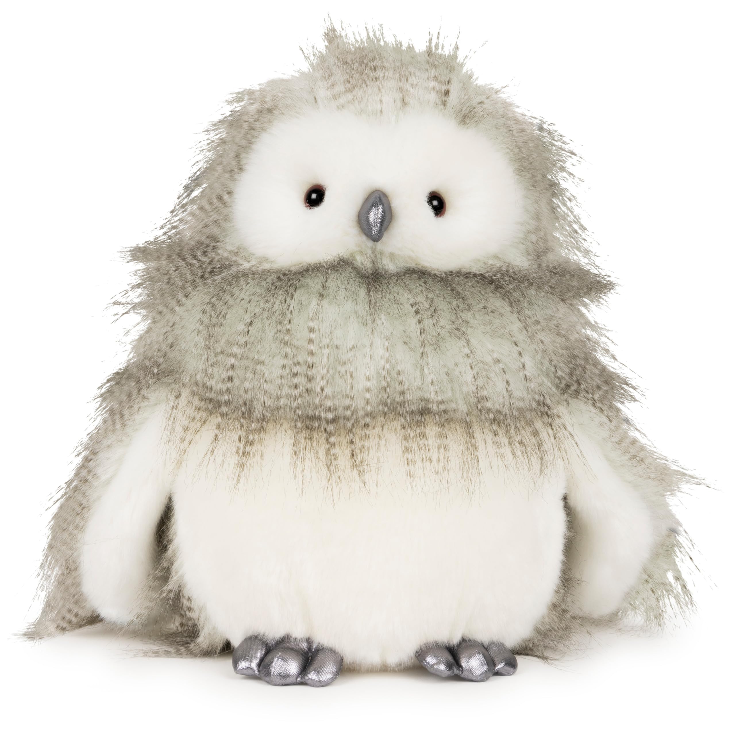 GUND Fab Pals Collection, Rylee Owl Stuffed Animal, Premium Plush Toy for Ages 1 and Up, White/Grey, 11”