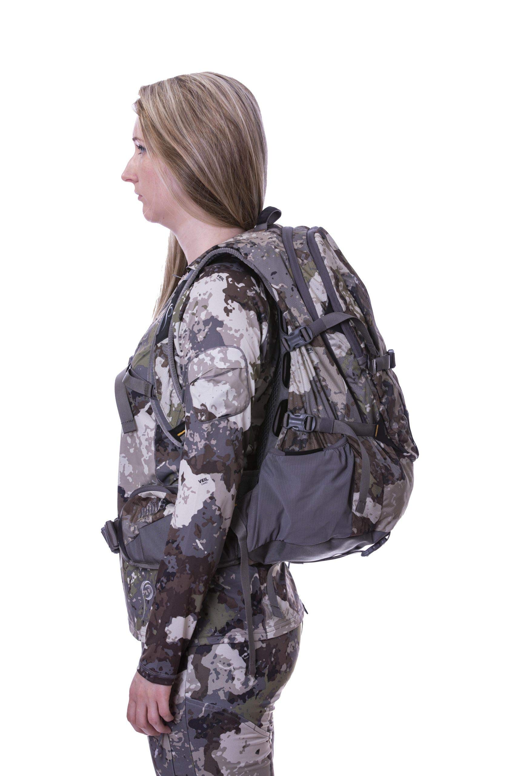 Prois Triall Pack - Women’s Hunting Backpack, Four Pockets, Lightweight, Strong