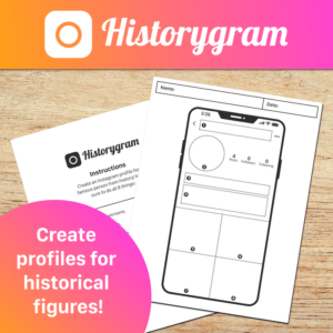 historygram history activity – create your own profiles for historical figures