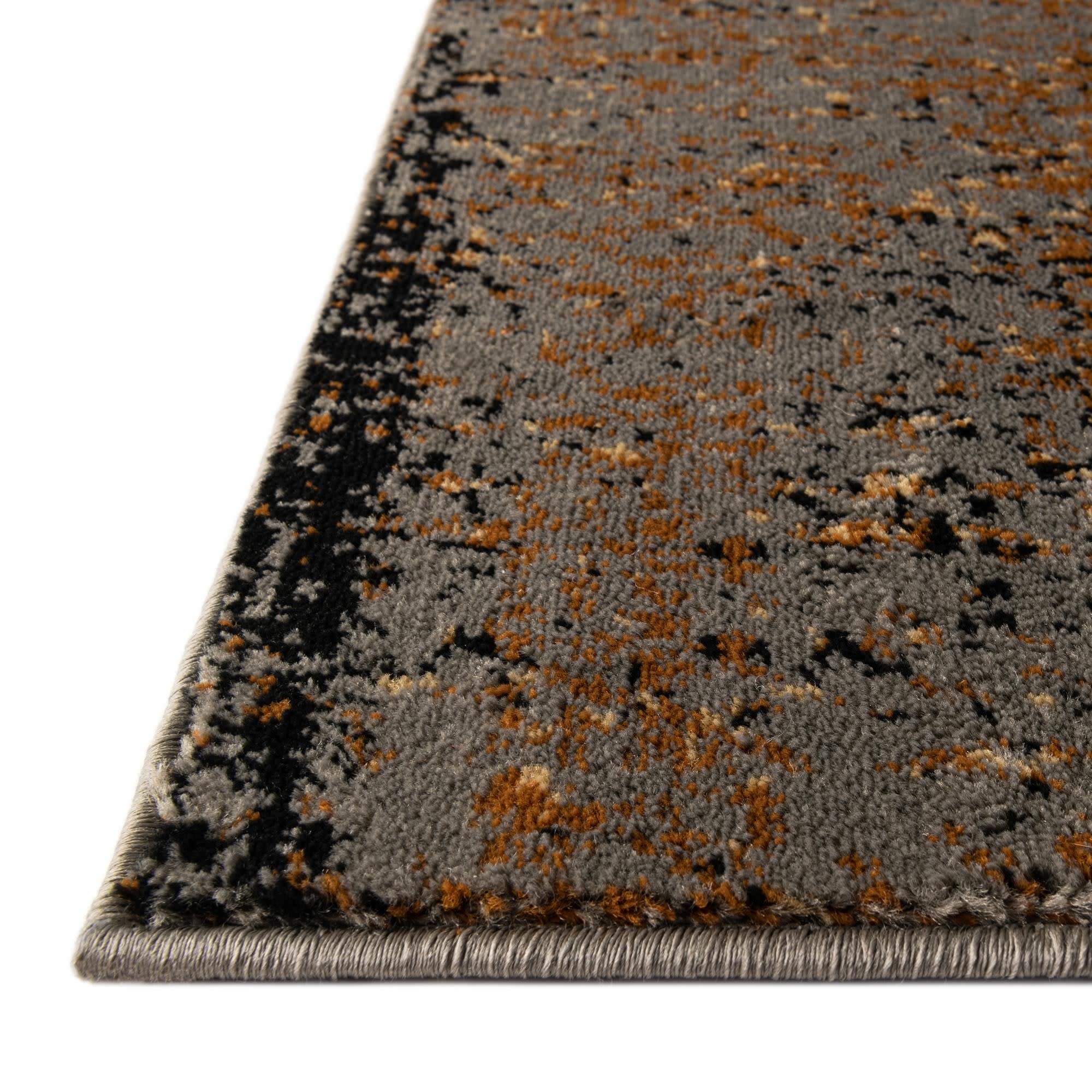 Unique Loom Barista Collection Area Rug - Excelsa (7' 10" Square, Beige/ Brown)