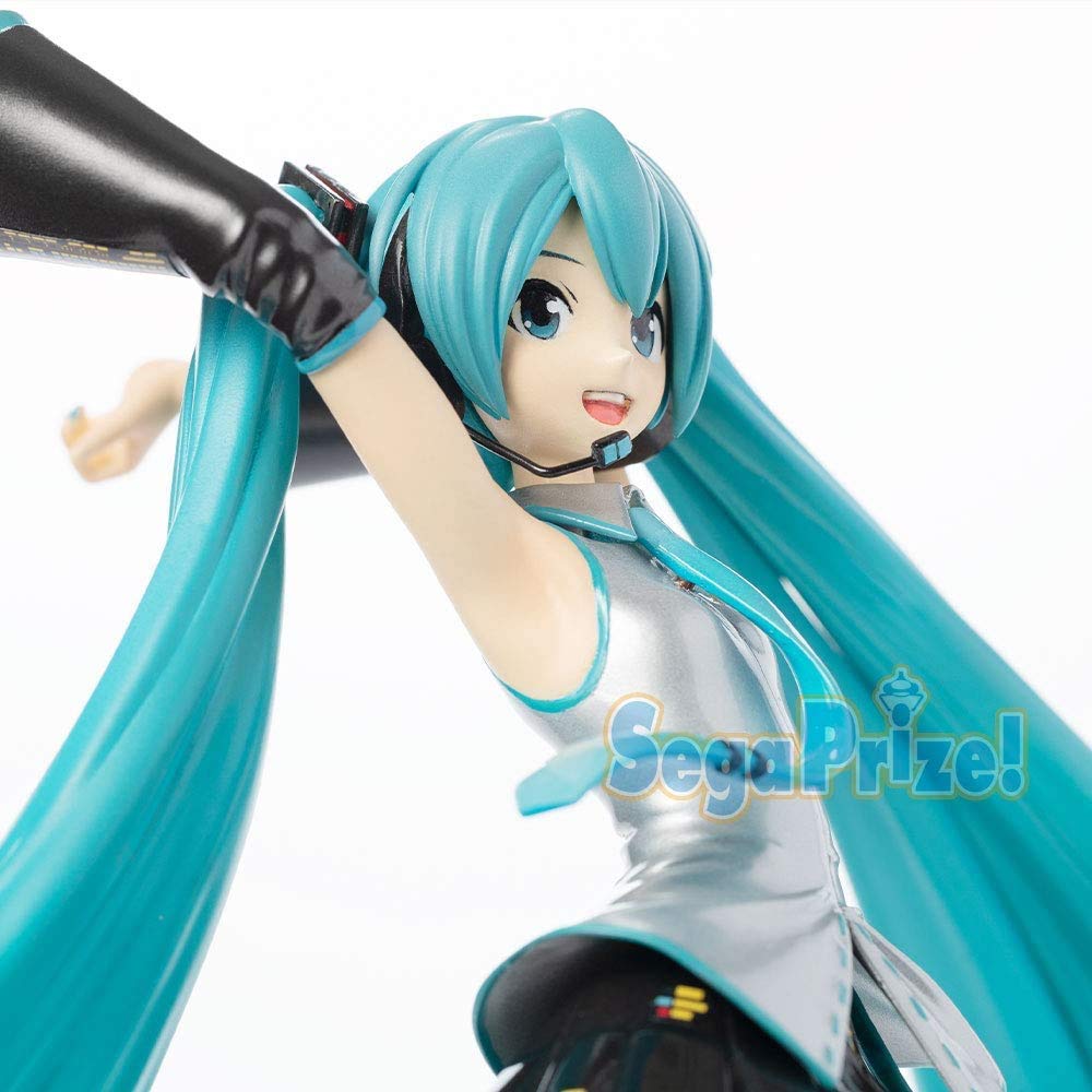 Sega Project Diva MEGA39's Hatsune Miku Diva 10th Anniversary Super Premium Action Figure, 9.8"