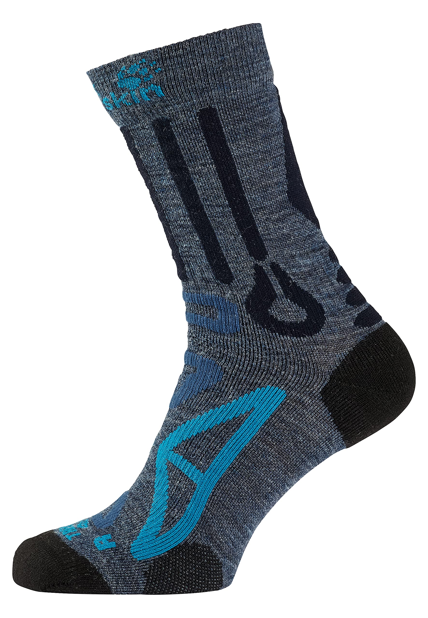 Jack Wolfskin Trekking Pro Classic Cut Socks, Night Blue, X-Small