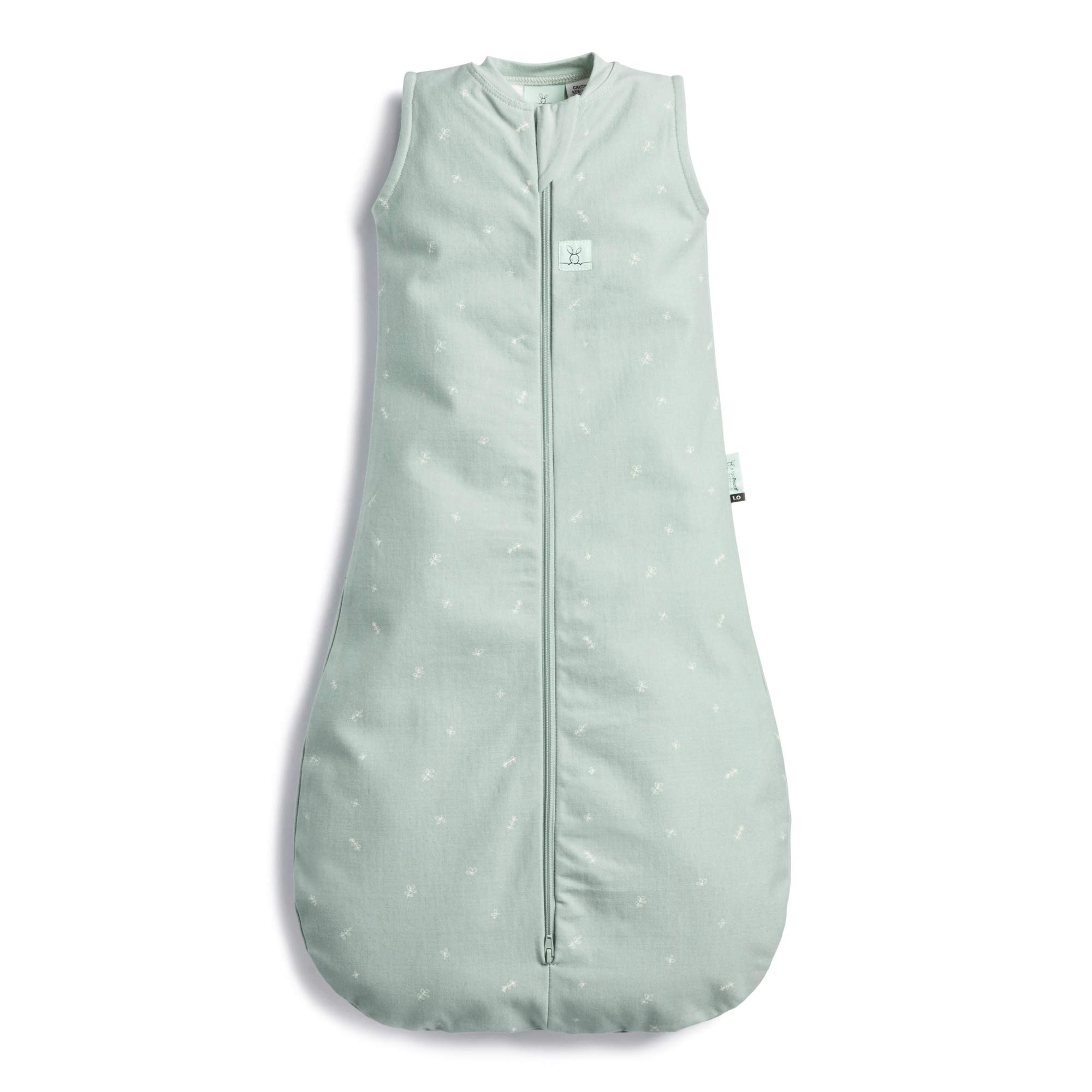 ergoPouch 1.0 Tog Jersey Sleeping Bag - Organic Cotton Baby Sleeping Bag, Made of Soft & Breathable Material for Peaceful Night's Sleep (Sage, 8-24 months)