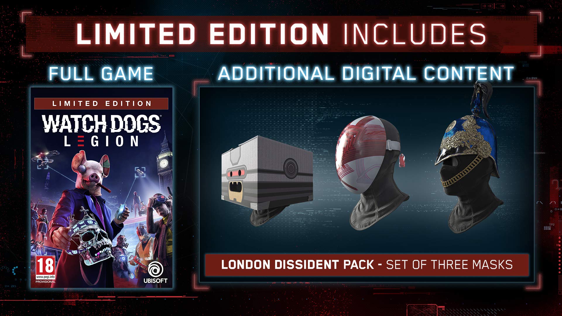 Watch Dogs Legion Limited Edition (Exclusive to Amazon.co.uk) (PS5)