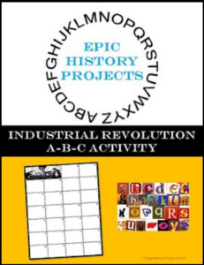 a-b-c industrial revolution activity