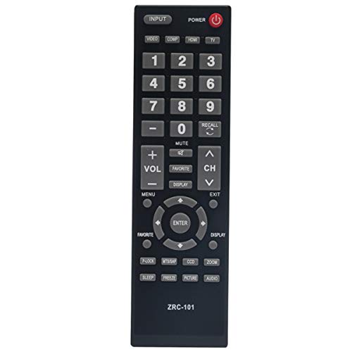 ZRC-101 Replacement Remote Control Applicable for Insignia LCD TV NS-LCD15-09 NS-LCD37-09 NS-LCD26-09 NS-LCD22-09 NS-LCD32-09 NS-LCD19-09 NS-LCD19-09CA