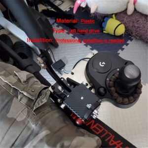 Linzhen Gearshift Shifter Support Mount RHD TH8A Bracket for Playseat Challenge Chair G25 G27 G29 G920 Accessories (Right Hand Drive)