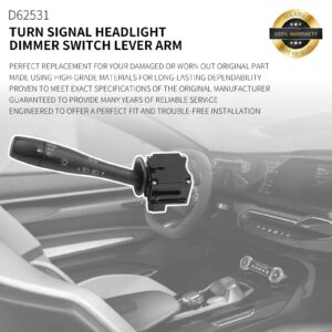 Turn Signal Switch Headlight Dimmer Switch Fits for 2004-2012 Che-vy Malibu 2005-2011 Pontiac G6 2007-2009 Saturn Aura Replace D6253E 20940369 D6212E SW8004 by Sikawai