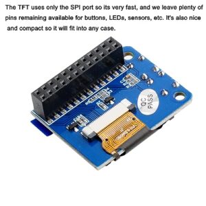 DIYmall Mini PiTFT 1.3" LCD Display 240x240 TFT Add-on for Raspberry Pi 3.3V SPI ST7789 3.3V SPI ST7789 Full Color