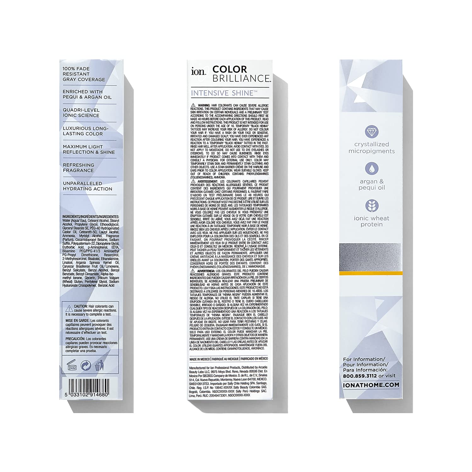 ion Permanent Creme Hair Color 10G Lightest Golden Blonde, Vegan, Cruelty Free, Gray Coverage, 2.05 oz