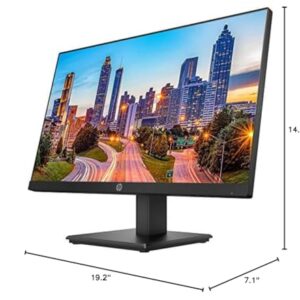 HP P224 21.5 Inch Monitor 2-Pack, FHD 1920 x 1080, LED Backlit, IPS, Vesa Compatible, Anti-Glare, Tilt (HDMI, VGA and DisplayPort) for Home and Office